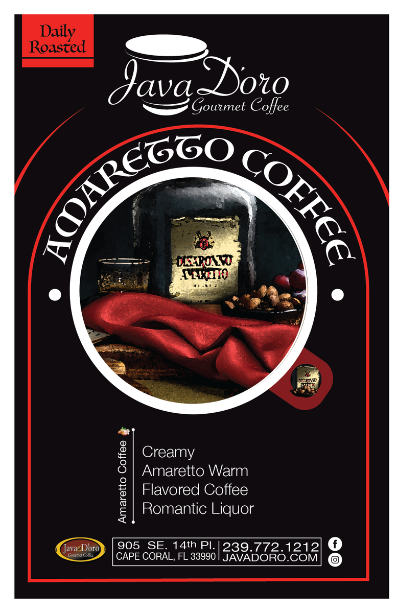 Amaretto | Java D'oro Gourmet Coffee Roasters