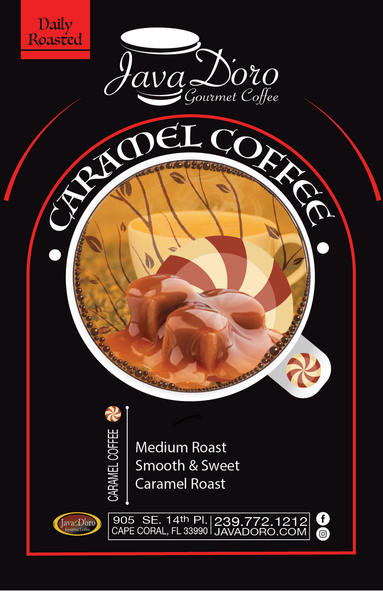 Caramel Flavored Coffee | Java D'oro Gourmet Coffee Roasters