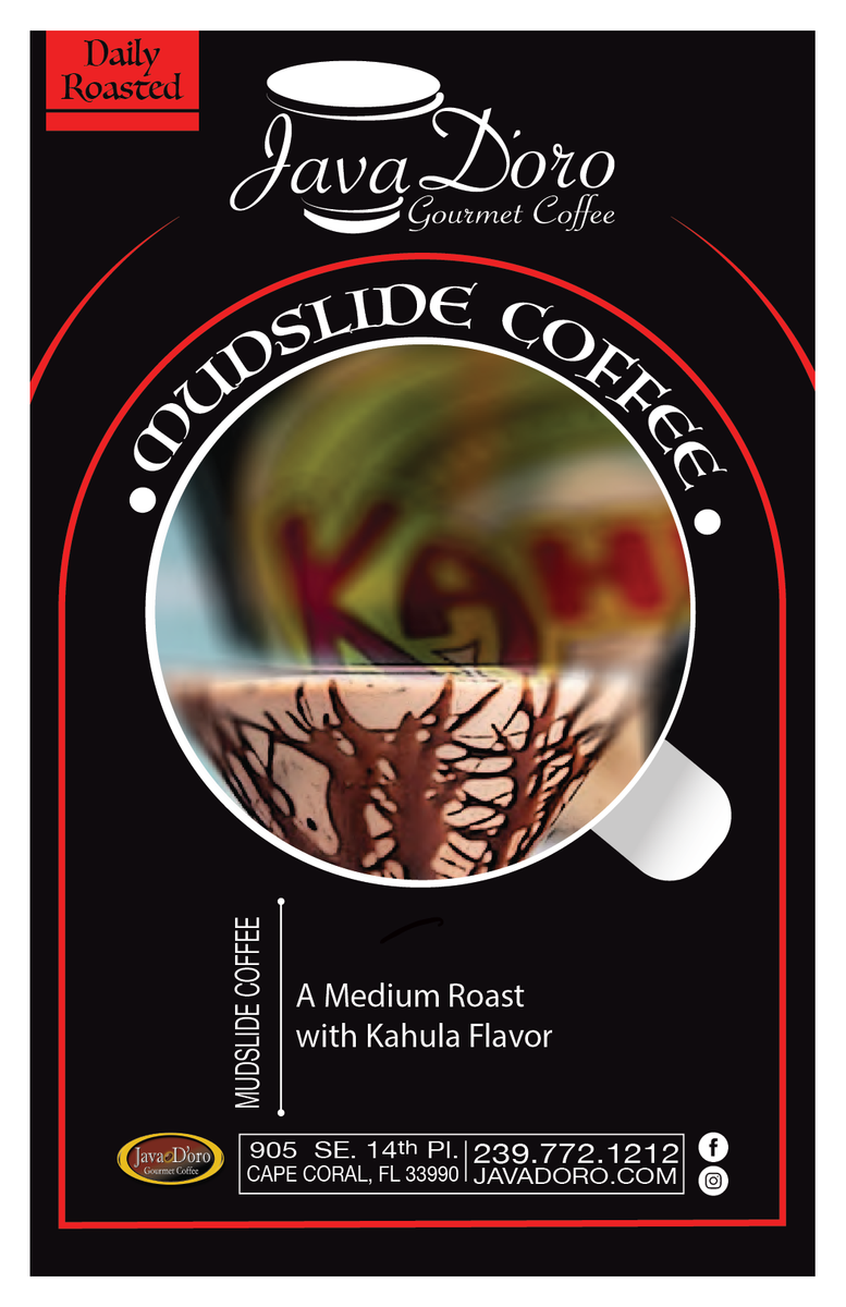 Mudslide Flavored Coffee | Java D'oro Gourmet Coffee Roasters
