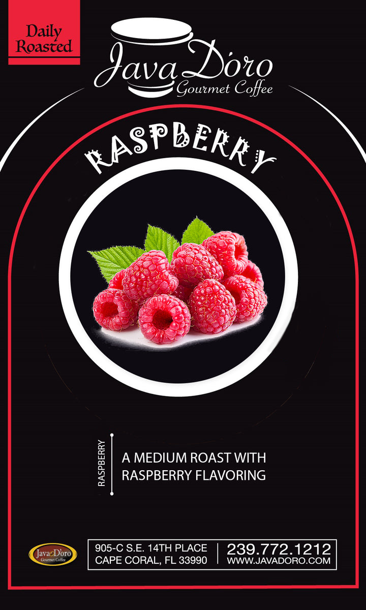 Raspberry Flavored Coffee | Java D'oro Gourmet Coffee Roasters
